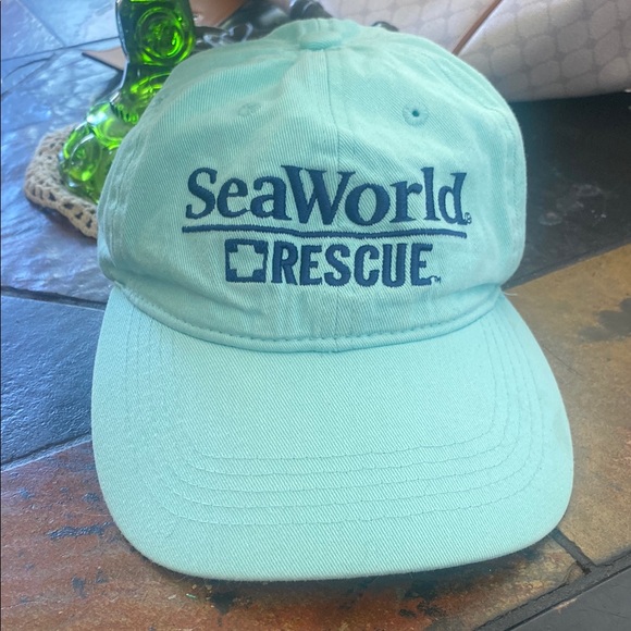 Seaworld | Accessories | Seaworld Rescue Mint Green Baseball Cap | Poshmark
